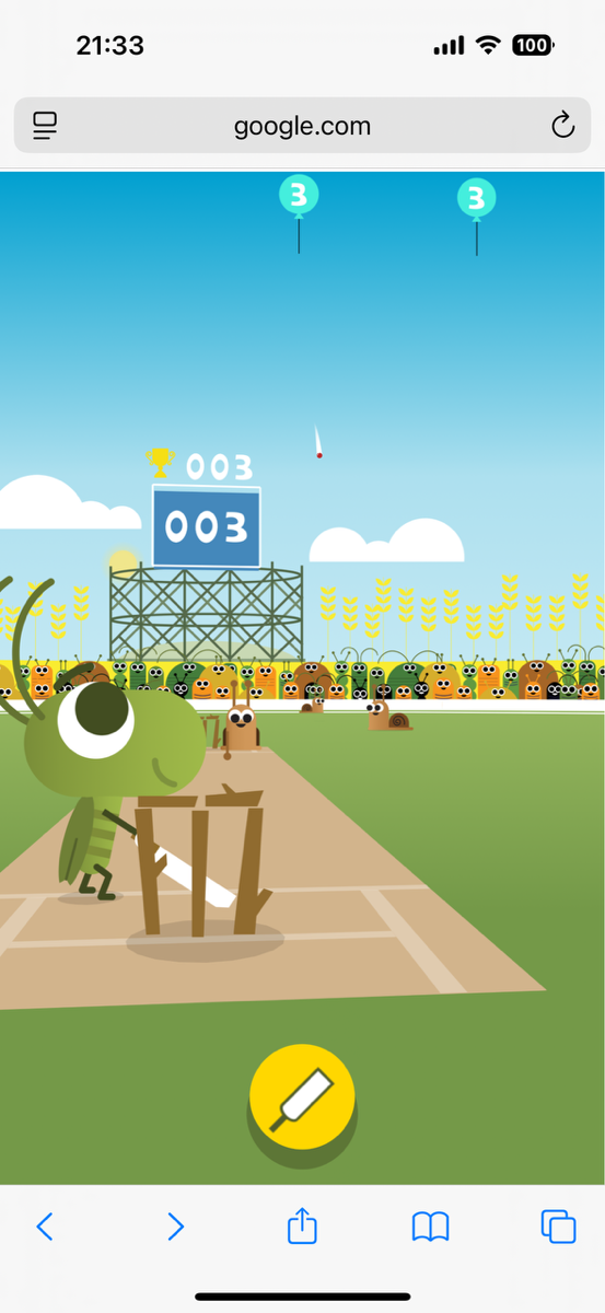 【無料】タイミングを狙って打ち返す。Google版『クリケット』をプレイしてみた | CORAMA